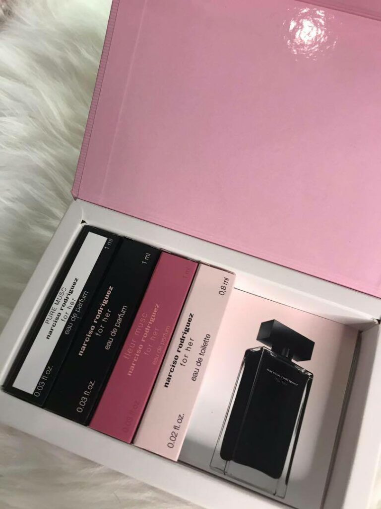NARCISO SET VIAL WITH BOX 4 IN 1 - Fragrance Myra